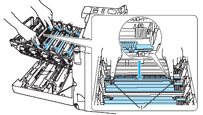 How can I clean the corona wire of the drum unit? | Brother