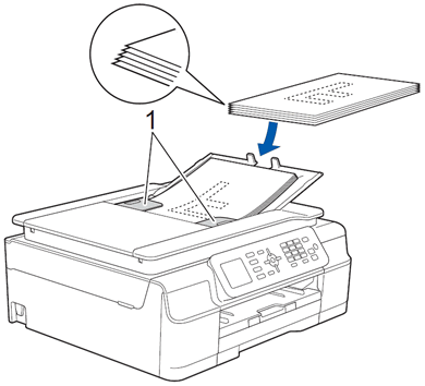 The copies I make with my Brother machine's Automatic Document Feeder ...