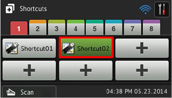 Configuring frequently-used scan settings on your Brother machine ...