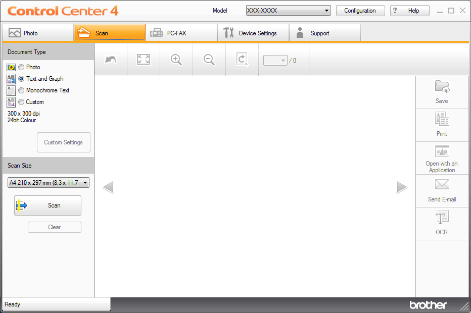 Save Scanned Data to a Folder as a PDF File Using ControlCenter4 Home ...