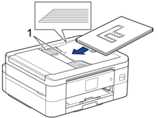 Load Documents in the Automatic Document Feeder (ADF) | Brother