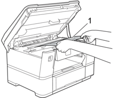 Paper is Jammed in the Front of the Machine | Brother