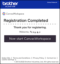 How to create an account for CanvasWorkspace | Brother