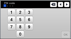 Get and input machine PIN - Artspira