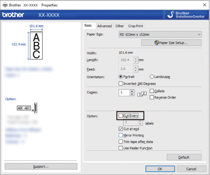 How can I use Crop Print function? (How to print multiple barcodes from ...