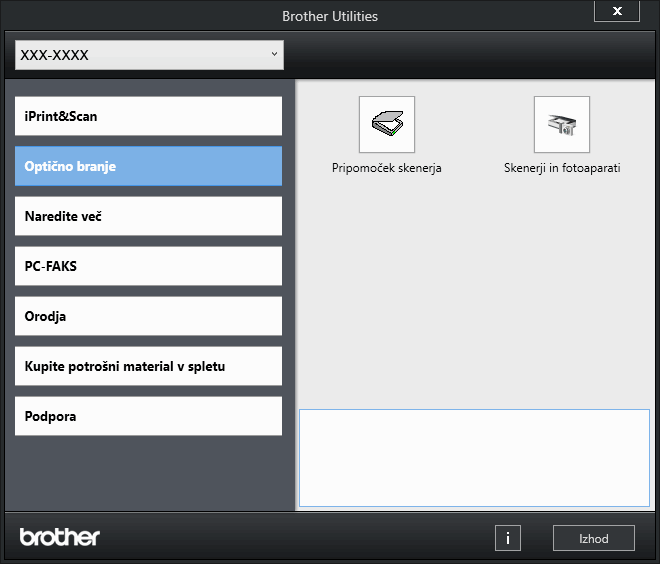 Dostop do pripomočkov Brother (Windows) | DCP‑B7600D | DCP‑B7620DW ...